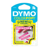Dymo COLORPOP 2056091 White on Glitter Pink Label Maker Tape