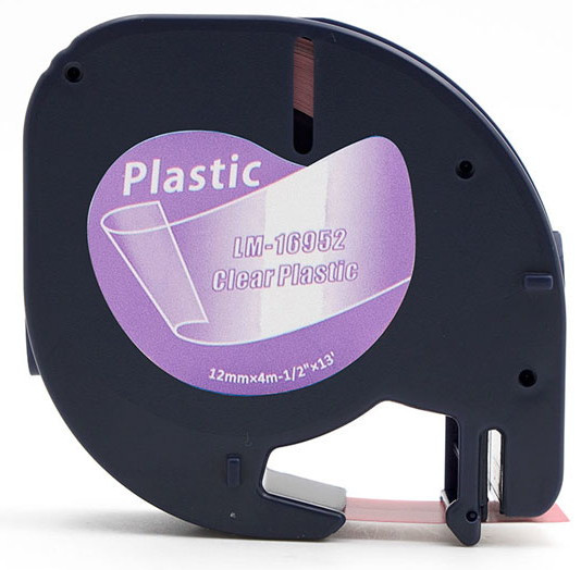 Compatible Dymo 16952 Clear Plastic Label Tape