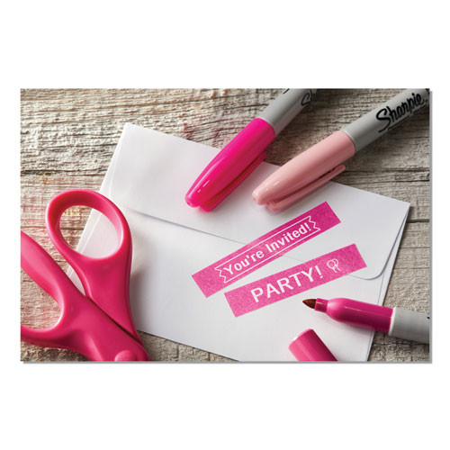 Dymo COLORPOP 2056091 White on Glitter Pink Label Maker Tape