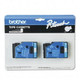 Brother TC-22 P-touch Tape - Blue on White | Premium TC22 Label Tape