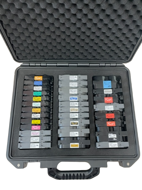 PtouchDirect's Custom Label Tape Carrying Case for LMe and TZe Tapes ...