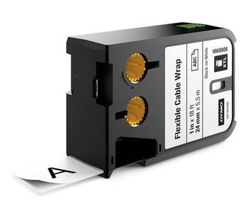 Dymo XTL 1868808 Flexible Cable Wrap Label (1" 24mm)