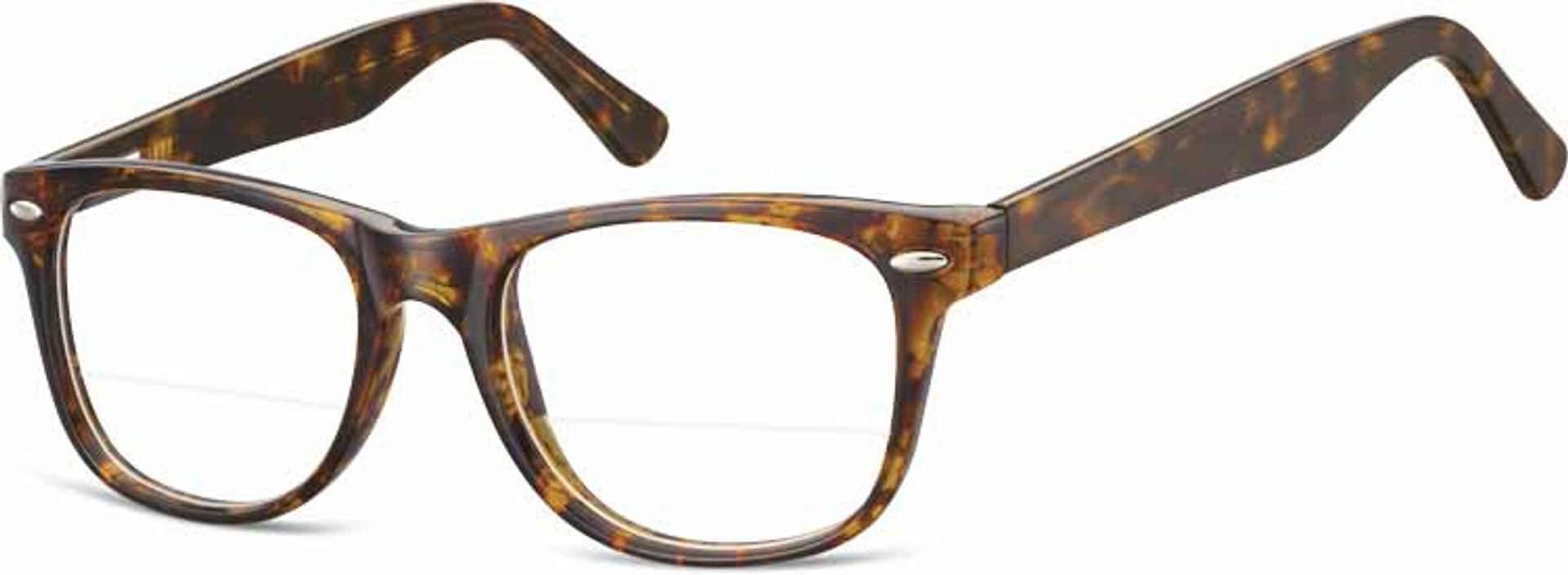 Executive Bifocal Reading Glasses No Magnification On Top