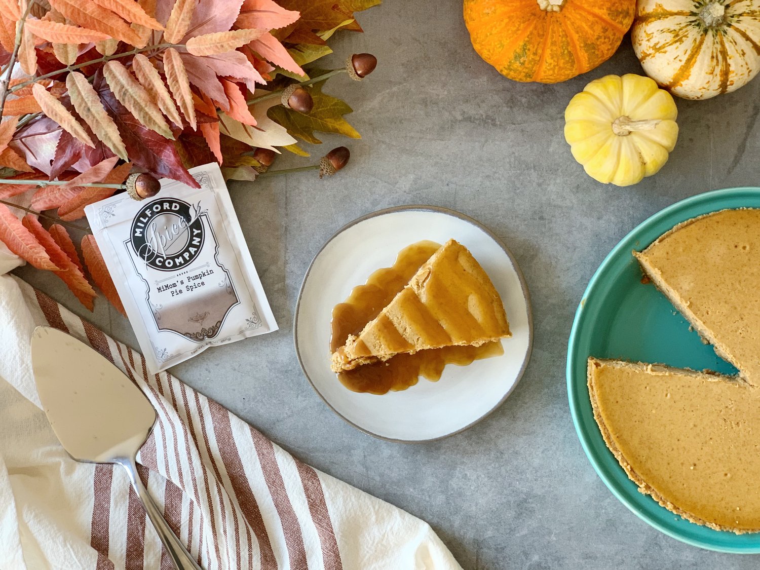 MiMom's Pumpkin Pie Spice Cheesecake - Milford Spice Company