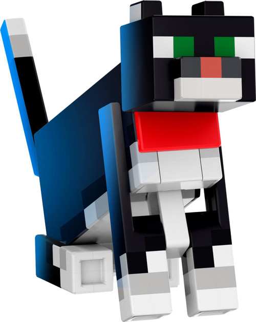 Minecraft Diamond Level Action Figure Tuxedo Cat 5.5-inch