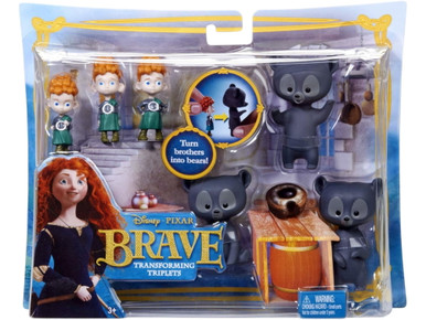 Disney Pixar Brave Transforming Triplets Bears