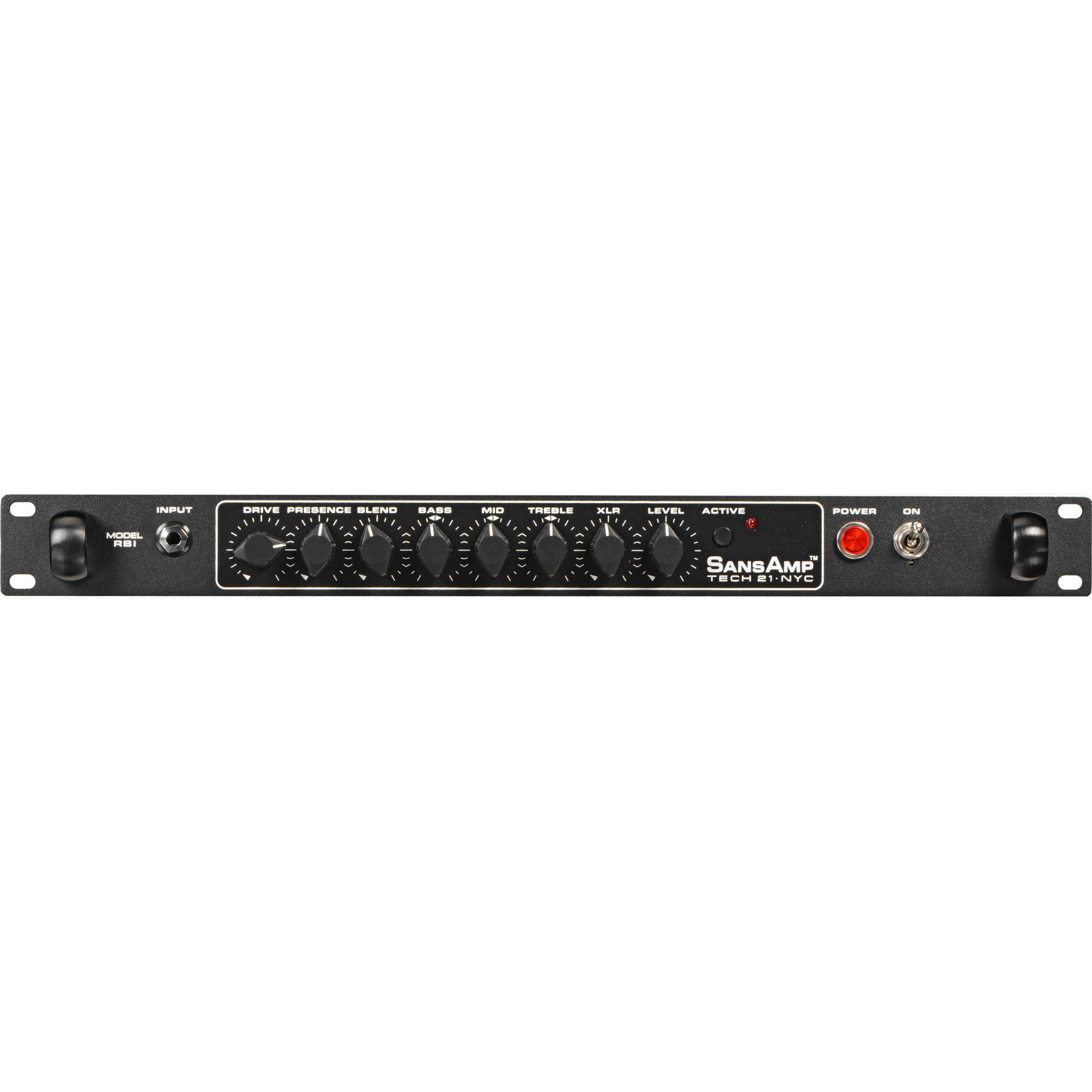 Tech 21 Rbi Sansamp 1U Rackmount Bass Preamp Guitar Amplifier With ...