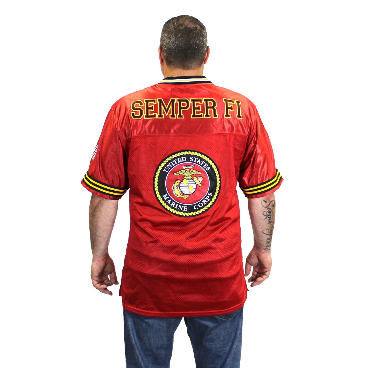 Officially Licensed - US Marines Football Jersey