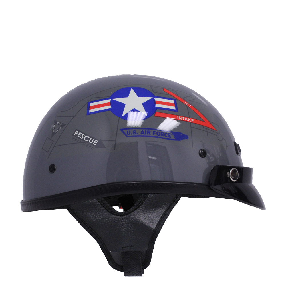 Officially Licensed - US Navy Motorcycle Helmet
