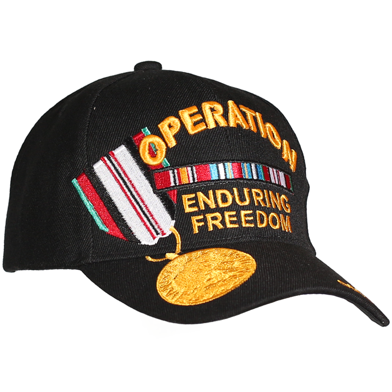 Officially Licensed - Operation Enduring Freedom Veteran Medal Cap