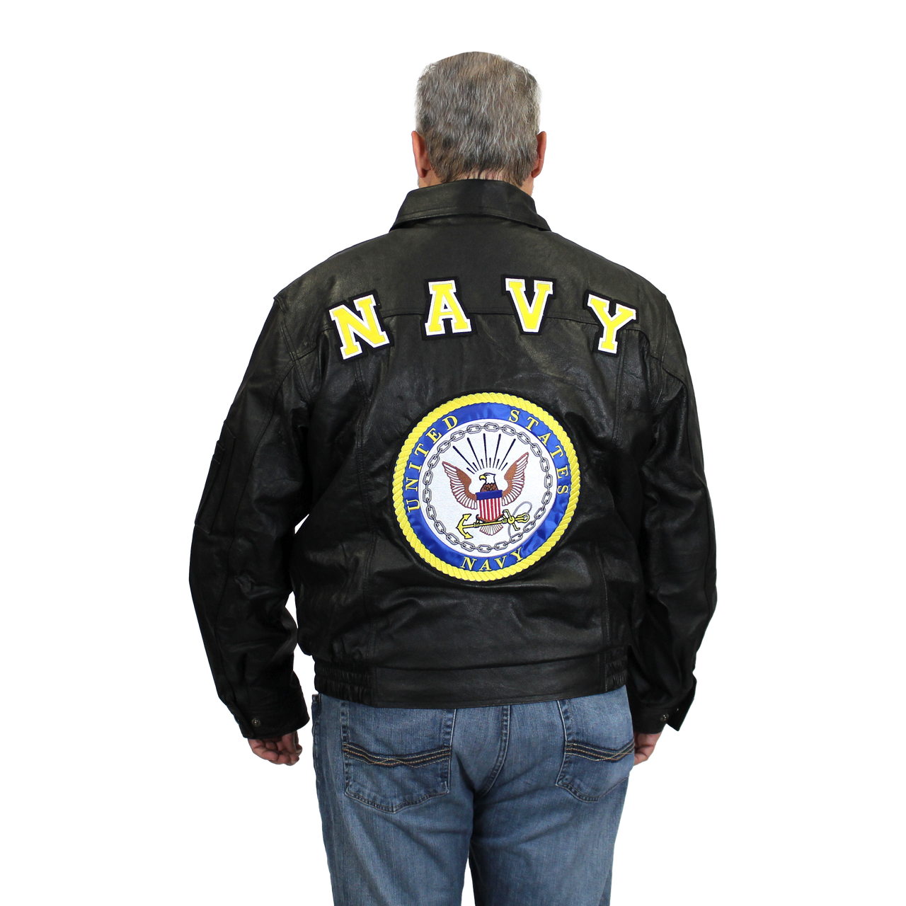 Officially Licensed - US Navy Leather Jacket