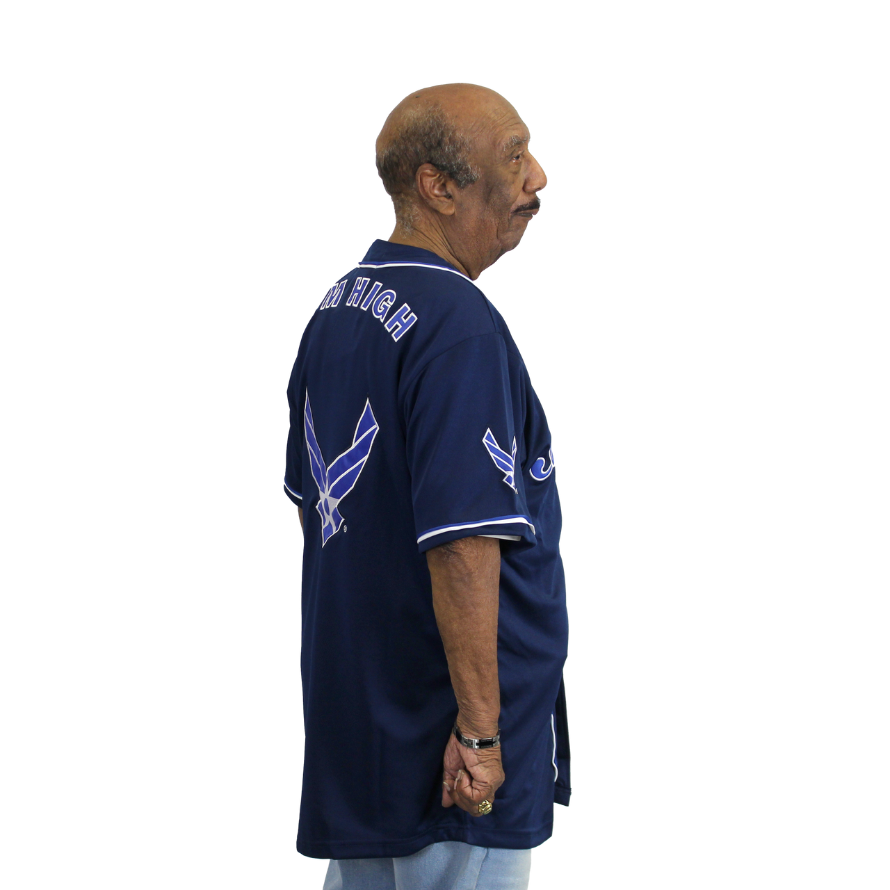 U.S. Air Force Baseball Jersey | Embroidered Military Team Jersey – 3D ...