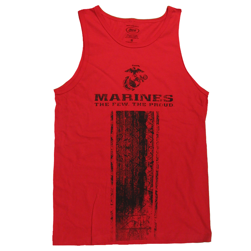 Officially Licensed - Made in the USA: US Marines Tank Top