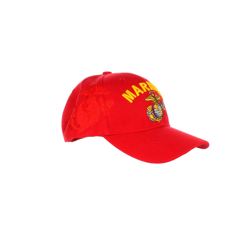 Officially Licensed - US Marines Red Shadow Embroidery Cap