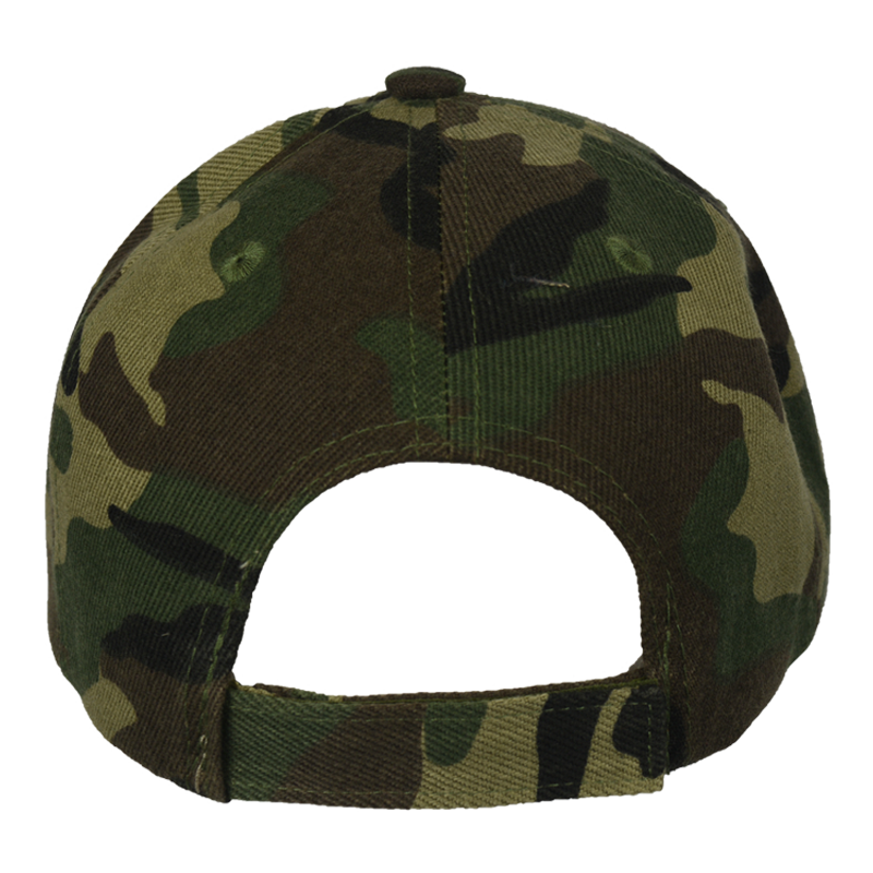 Embroidered Eagle Flag Woodlands Camo Cap – Patriotic Military Hat | 3D ...
