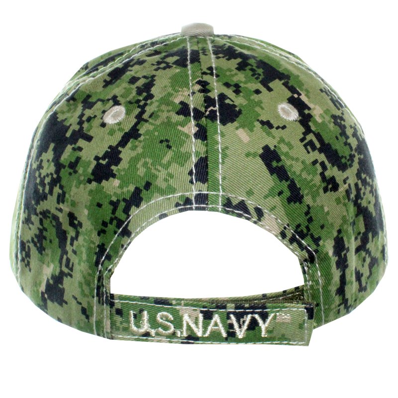 Officially Licensed - US Navy Digital Camo Back