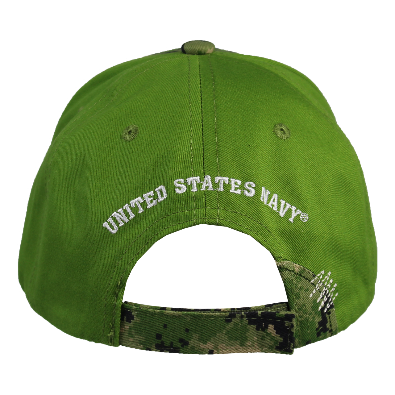 Officially Licensed - 3D Embroidered US Navy Distressed Camo Cap