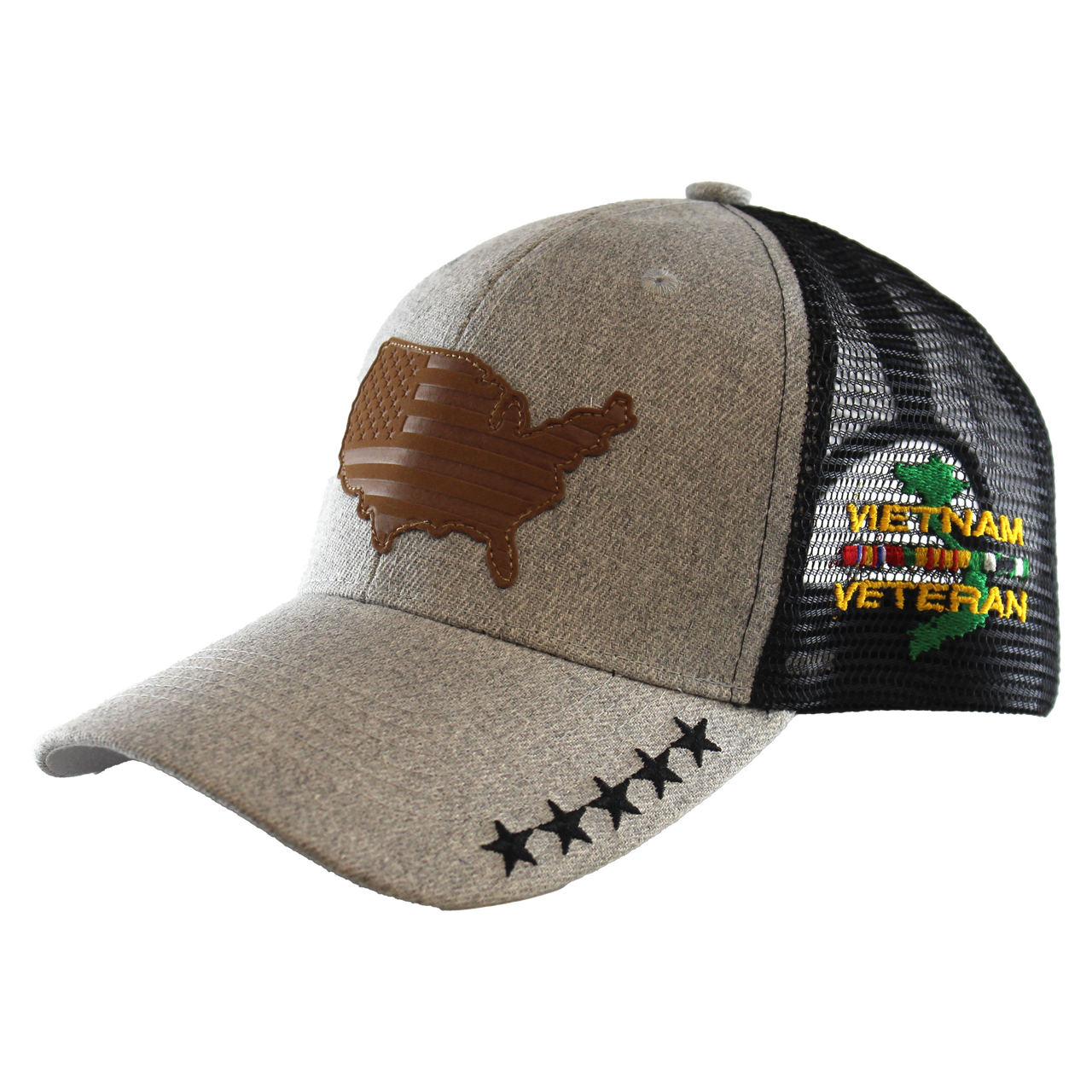 Vietnam Veteran Map Cap - 3DMilitarywear.com