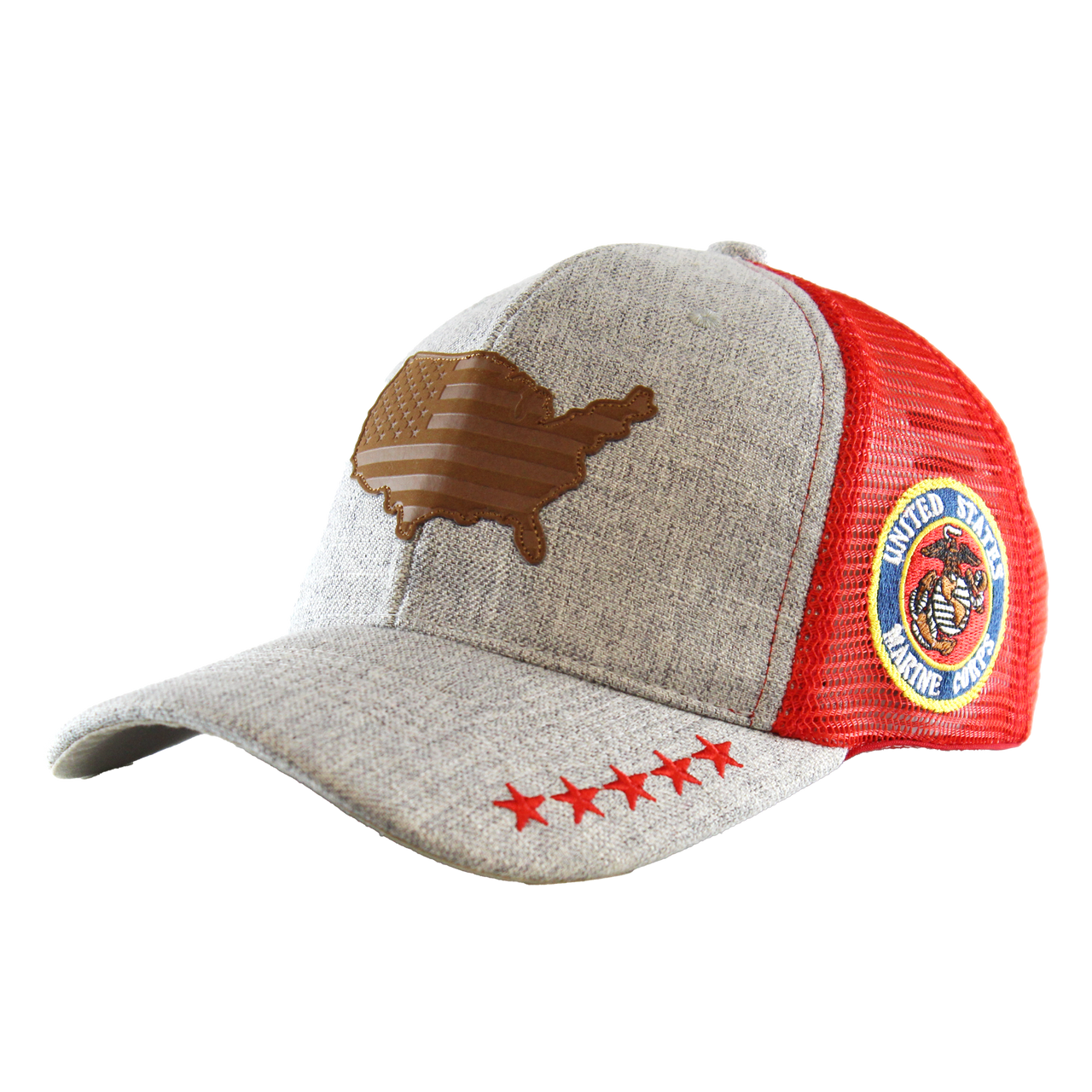 US Marines Map Cap - 3DMilitarywear.com