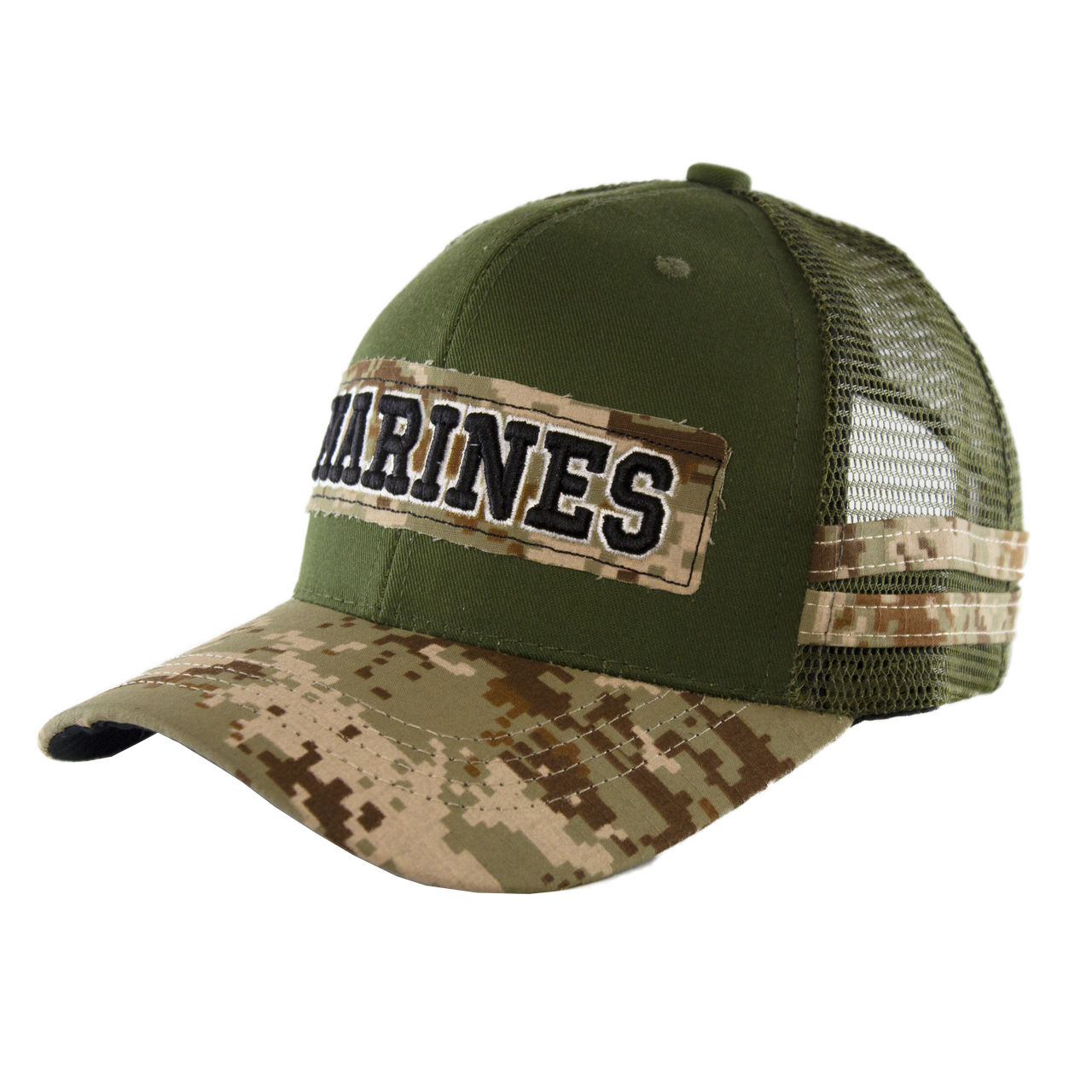 Official MARINES Camo Hat | USMC MARPAT Trucker Cap