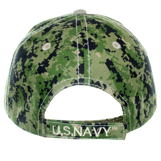 Officially Licensed - US Navy Digital Camo Back