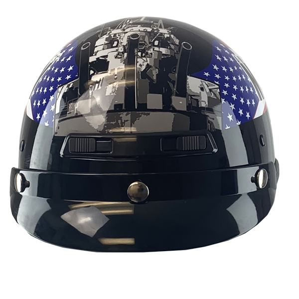 Officially Licensed - US Navy Motorcycle Helmet