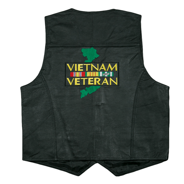 Officially Licensed - Vietnam Veteran Leather Vest