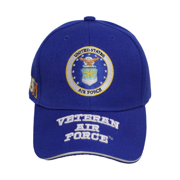 Officially Licensed - US Air Force Embroidered Veteran Cap