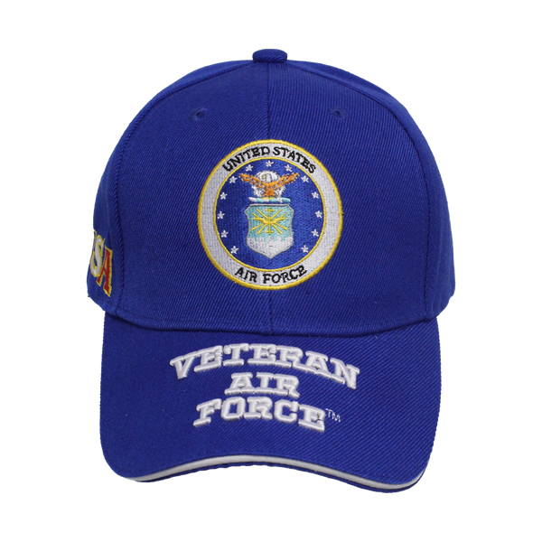 U.S. Air Force Embroidered Veteran Cap | Official Licensed Military Hat ...