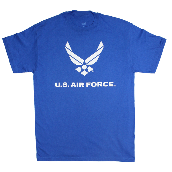Officially Licensed - US Air Force Solid Color Front Logo T-shirt