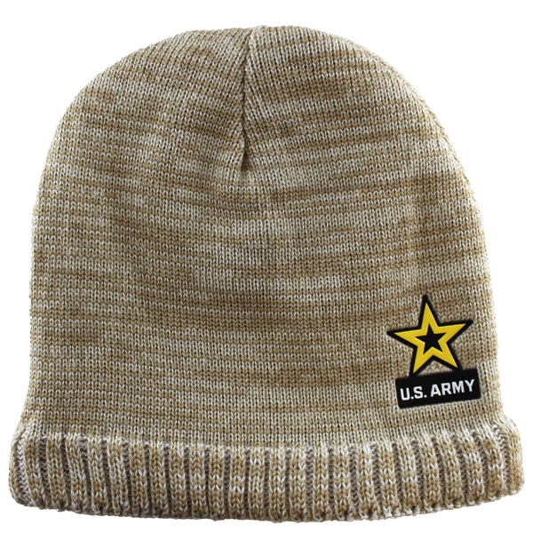 US Army Heathered Knit Beanie - 3DMilitarywear.com