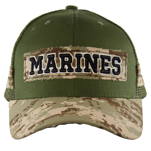 Official MARINES Camo Hat | USMC MARPAT Trucker Cap
