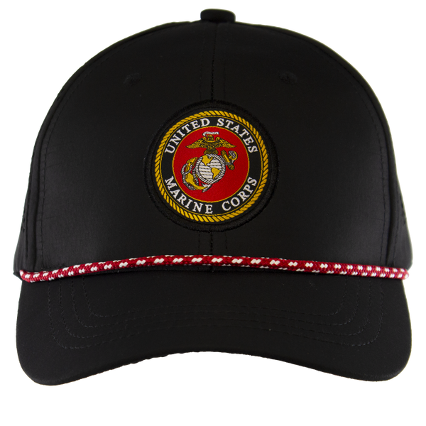 U.S. Marines Perforated Rope Cap | Rope Detail USMC Hat | 3D Military Wear