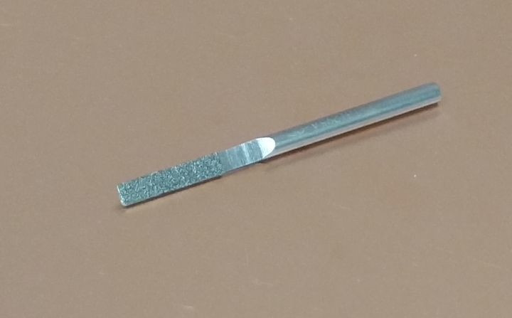 Diamond Machine File .120" X .040" with diamond on both sides, 140 Grit ...