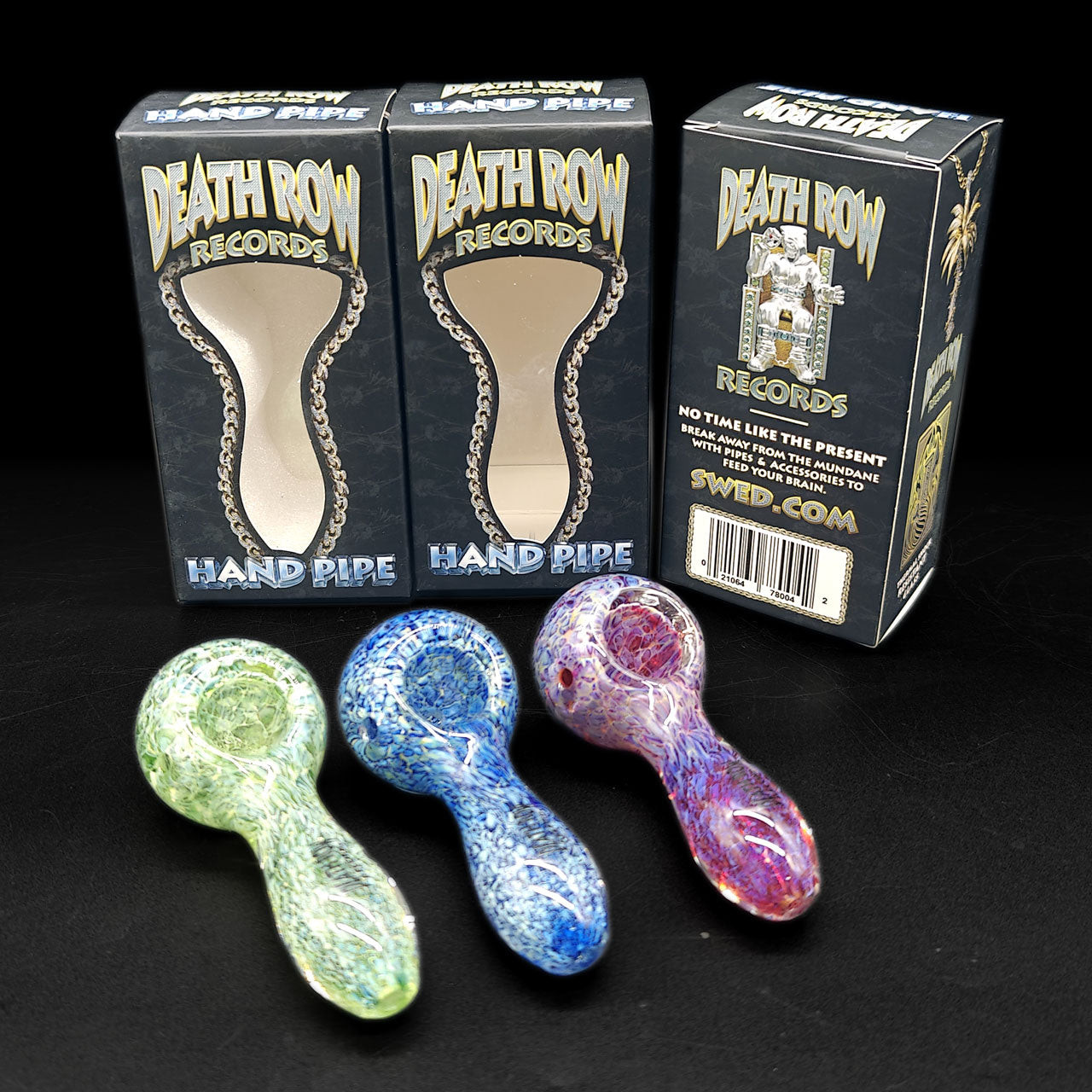 Death Row Records - 3.75" US Frit Spoon Hand Pipe - SWED Retail Store