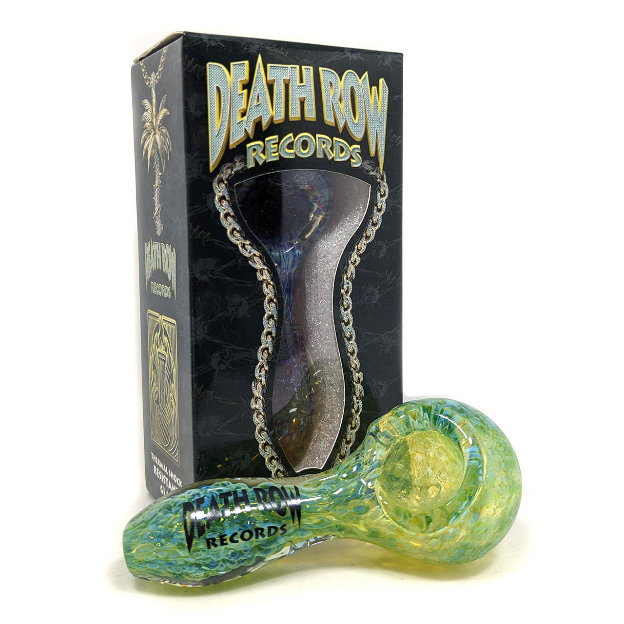 Death Row Records - 3.75" US Frit Spoon Hand Pipe - SWED Retail Store