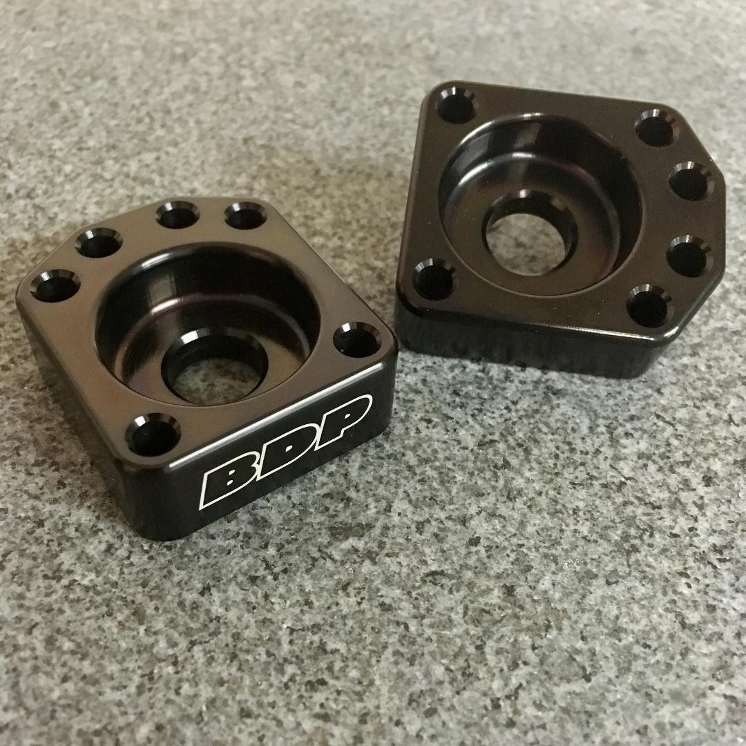 KX 65 Axle Blocks - Black - BDP Racing LLC