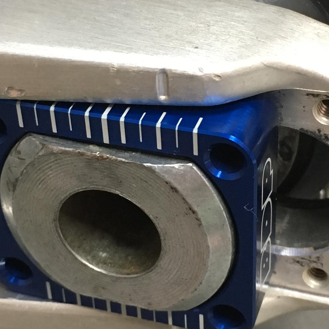 YZ 125/250 (2 stroke) 2003-2025 Axle Block Blue - BDP Racing LLC