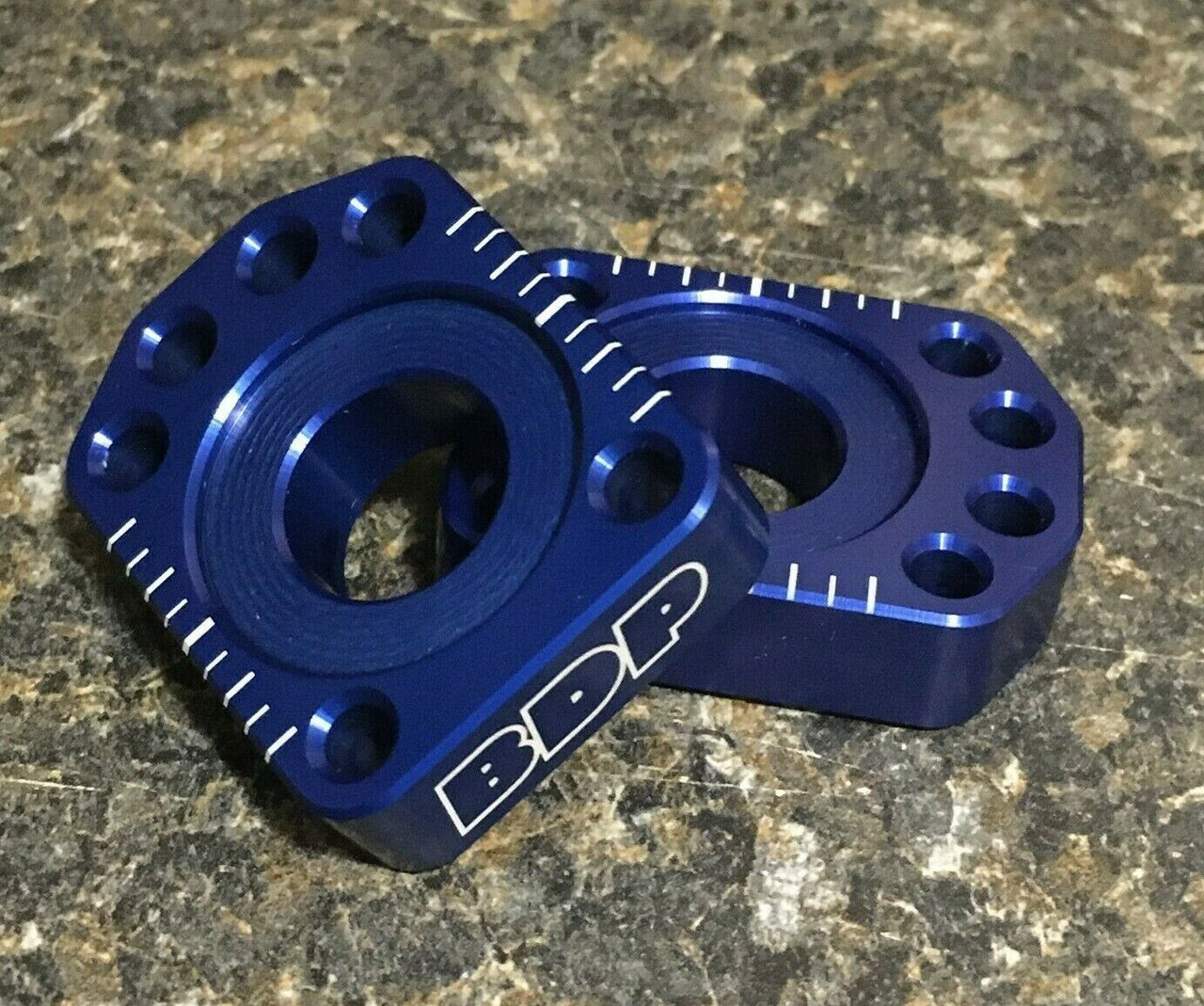 Yamaha YZ 85 axle blocks 2019-2025 Blue - BDP Racing LLC