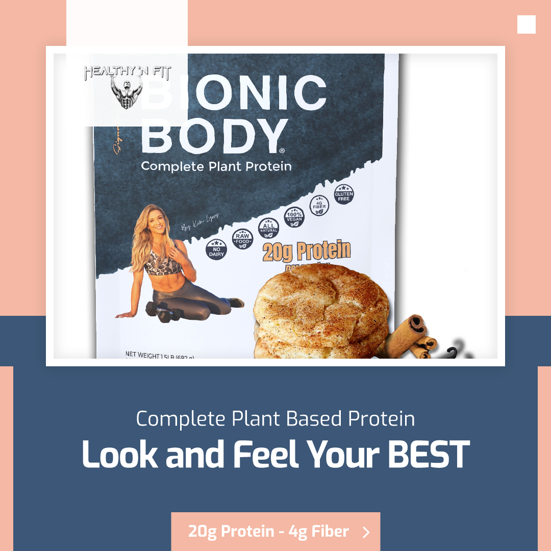 Bionic Body Plant Based Protein: Vanilla Snickerdoodle 1.5 lb - Healthy ...