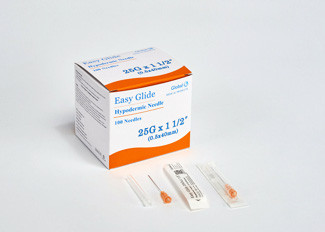 EASY GLIDE HYPODERMIC NEEDLE 25GX1 1/2" - Front Door Medical