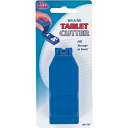 Deluxe Tablet Cutter: Split Pills with Ease - 3 Compartment Storage ...