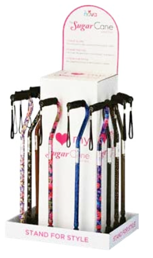 Portable Sugarcane Display Stand with 10 Colorful Canes - Easy Assembly ...