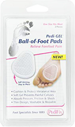 Pedi-Gel Ball-of-Foot Pads: Relieve Forefoot Pain & Cushion Metatarsals ...