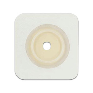 Extended Wear 2-Piece Flat Wafer - White (1.25" Stoma, 1.75" Flange ...