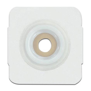Convex Wafer Ostomy Appliance (1" Opening, 1.75" Flange, 5"x5") - 5 Per ...