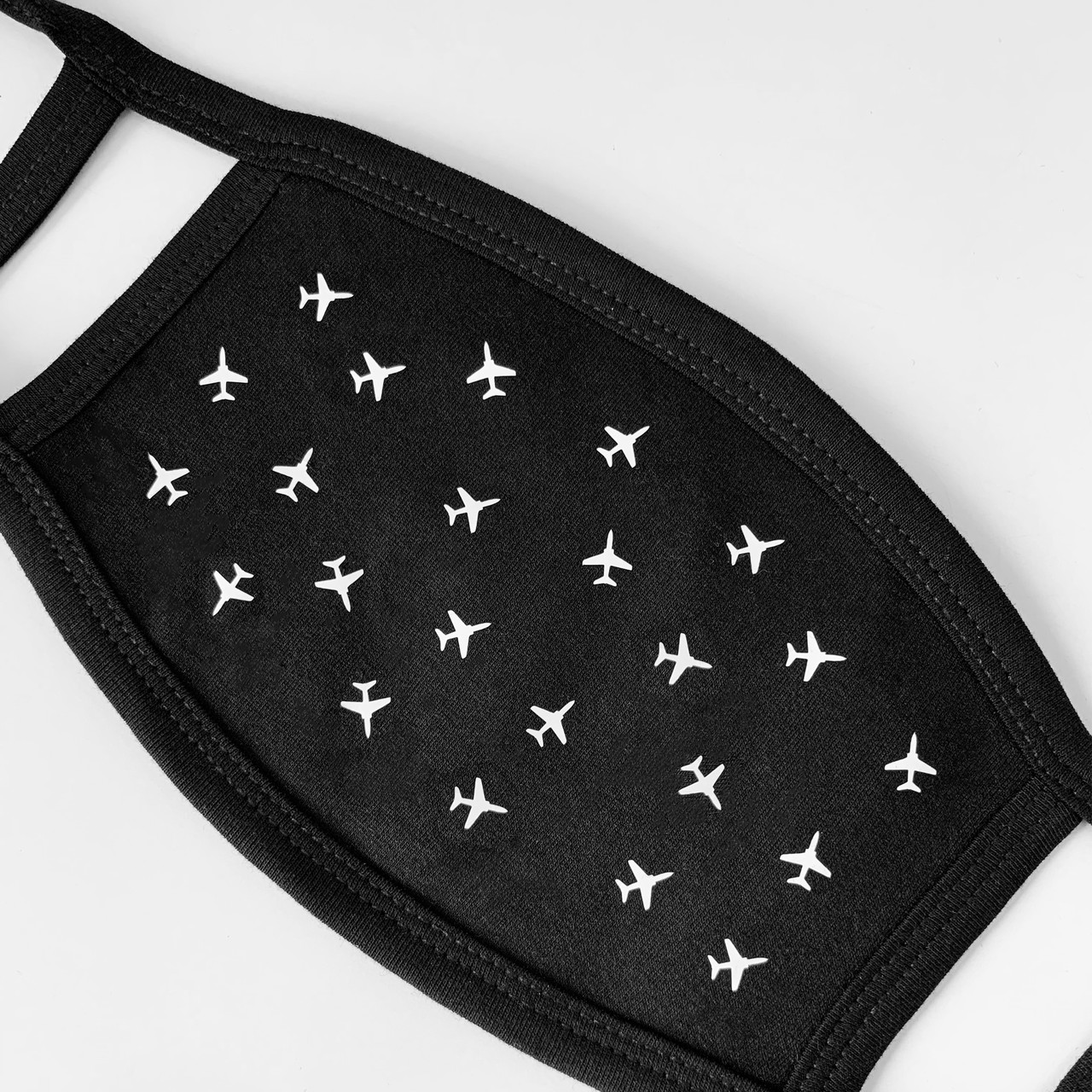 Dotted Planes Adult Cotton Face Mask - Air Force Gift Shop