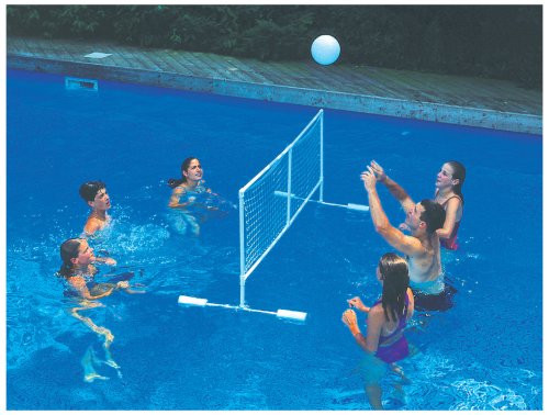 Above Ground Volleyball Game - Gary Pools
