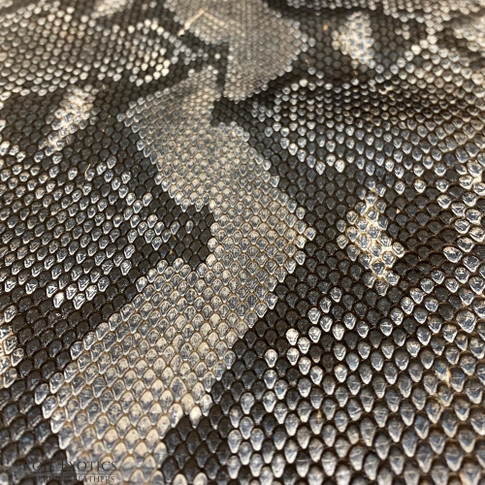 Reticulated – F.C – Silver – Metallic | Roje Exotic Leather