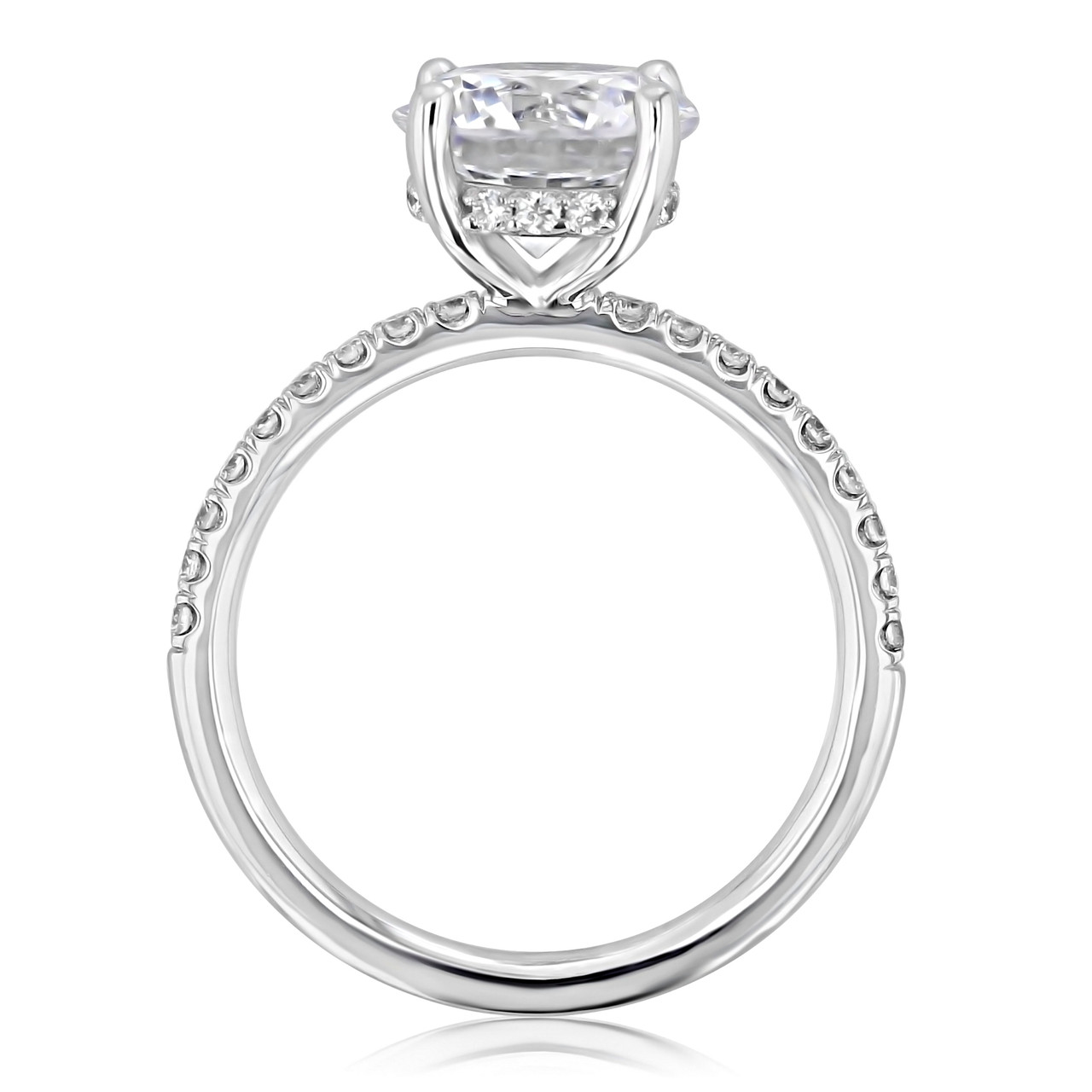 2.50ct. Round Micro-Prong Engagement Ring | EV20 | Icing On The Ring